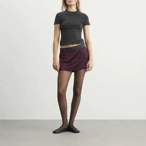 SKIMS Stretch Satin Mini Skirt