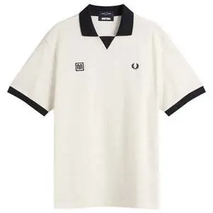 Fred Perry Meyba Printed Polo Shirt - Ecru