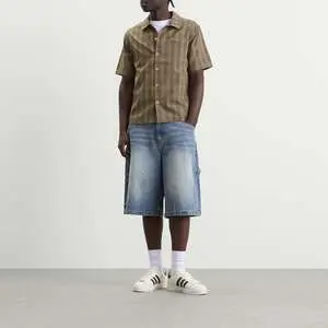 DIME Plaid Shorts Sleeve Shirt