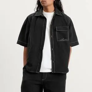 Amiri Script Linen Shirt