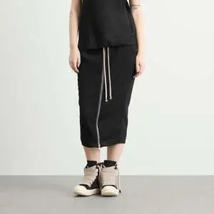 Rick Owens Zipped Shorts Pillar Skirt