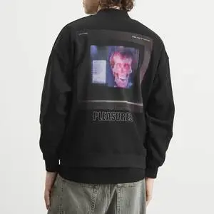 PLEASURES Primetime Quarter Zip Sweatshirt