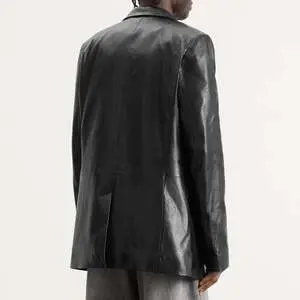 Acne Studios Leather Blazer Jacket