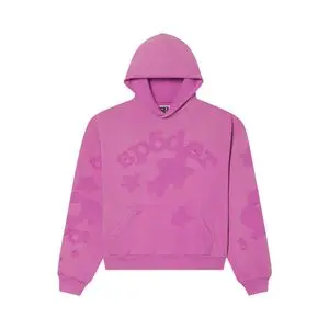 SP5DER Applique Beluga Hoodie 'dusty Rose - Pink