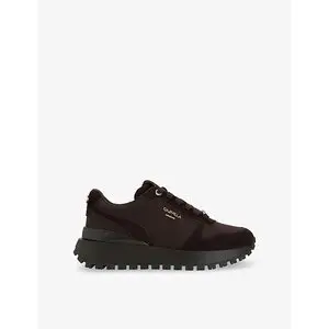 Carvela Delfina Suede And Mesh Trainers - Brown