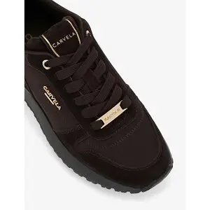 Carvela Delfina Suede And Mesh Trainers