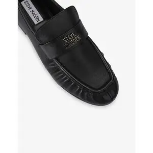 Steve Madden Crimsen Branded Leather Loafers