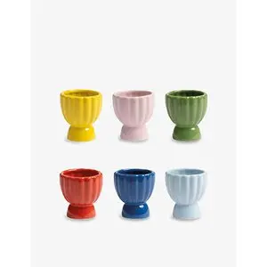 &KLEVERING Tube Stoneware Egg Holder - Multicolor