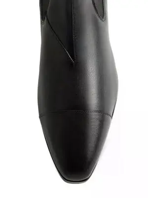 Valentino Garavani Mockers Ankle Boots In Kidskin