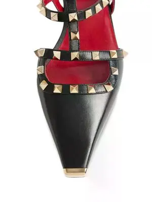 Valentino Garavani Rockstud Leather Ballet Flats