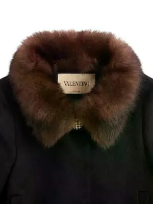 Valentino Garavani Shearling-collar Jacket