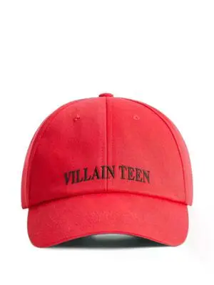 Valentino Garavani Myvilla Embroidered Baseball Cap - Red