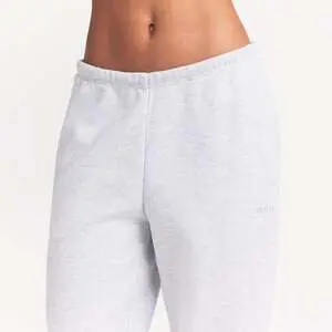 SKIMS Jogger Pants | Grey | Medium | Cotton Fleece