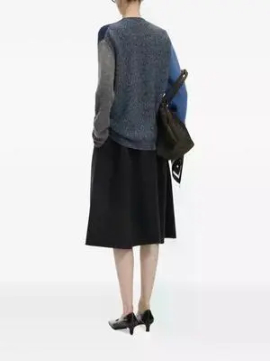 JNBY Patchwork V-neck Cardigan