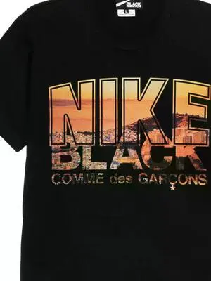 Comme Des Garçons X Nike Cityscape-printed T-shirt