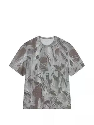 JNBY Rose Shadow Flock-print T-shirt