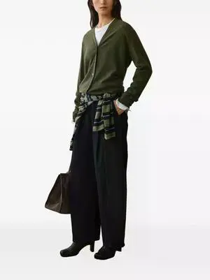 LESS Pleated Straight-leg Jeans