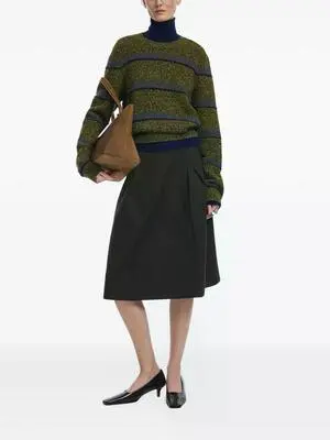 JNBY Striped Long-sleeve Sweater - Green
