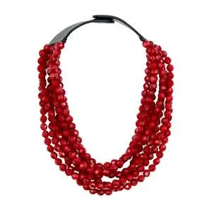 Fairchild Baldwin Helena Ruby Necklace - Red