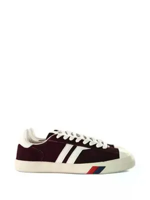 PRO-KEDS 1949 Court Ace Suede-panelled Sneakers - Red