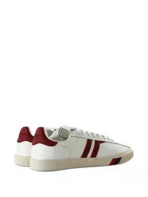 PRO-KEDS 1949 Court Ace Logo-embossed Striped Sneakers
