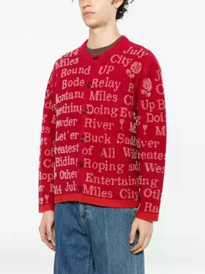 BODE Beaded Round-neck Cardigan