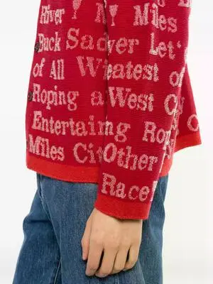 BODE Beaded Round-neck Cardigan
