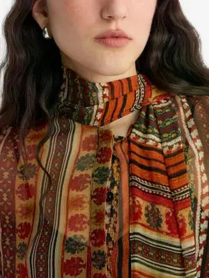 Diane Von Furstenberg Garcele Blouse