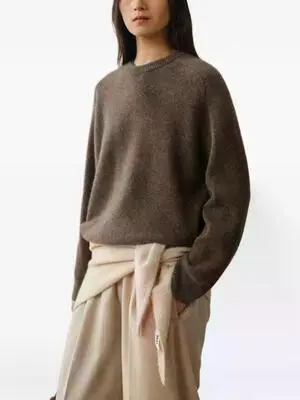 LESS Raglan-sleeve Sweater - Brown