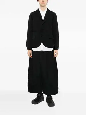 Comme Des Garçons Wool Single-breasted Blazer - Black
