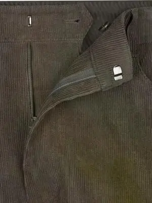AMOMENTO Corduroy Straight-leg Trousers
