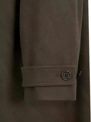 AMOMENTO Shirring Single-breasted Coat