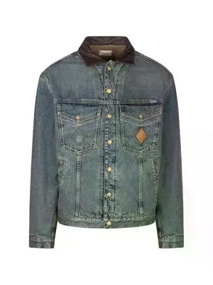 AMISH SUPPLIES El Paso Contrasting-collar Denim Jacket