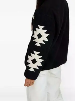 BRUNOTTI Charley Geometric-pattern Fleece Sweater