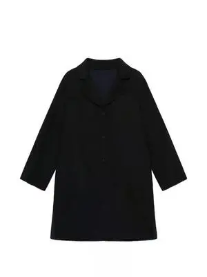 Malìparmi Notched-lapel Button-fastening Coat - Blue