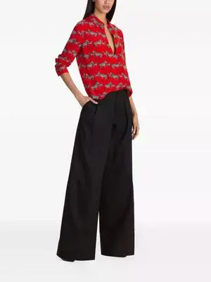 Alice + Olivia Willa Zebra-print Shirt