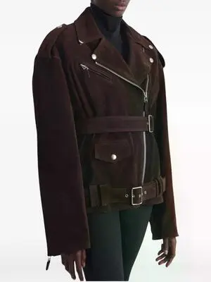 IRO PARIS Faithfull Belted Suede Jacket