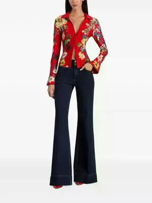 Alice + Olivia Freya Floral-print Shirt