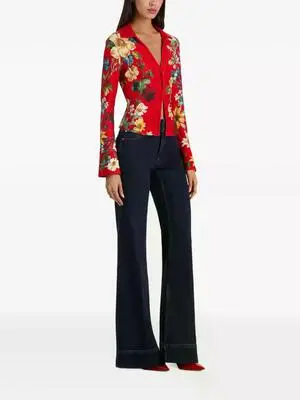 Alice + Olivia Freya Floral-print Shirt