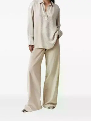 Marella Corduroy Wide-leg Trousers