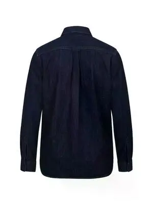 AGOLDE Craven Contrast-stitch Denim Shirt - Blue
