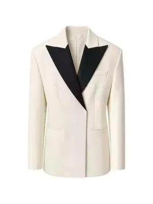 David Koma Peak-lapel Tailored Blazer - Neutrals