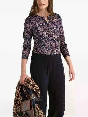 Malìparmi Printed Wool Cardigan
