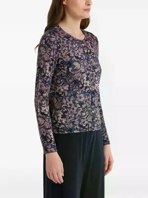 Malìparmi Printed Wool Cardigan