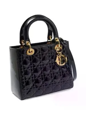 Dior 2015 Medium Lady Cannage Tote Bag