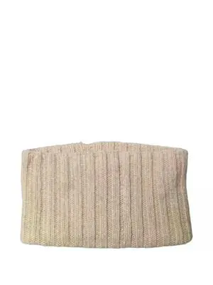 Dolce & Gabbana Ribbed-knit Scarf - Neutrals
