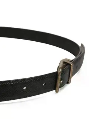 Dolce & Gabbana Pebbled Leather Belt