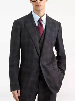 Dolce & Gabbana Single-breasted Martini Light Checked Wool Suit