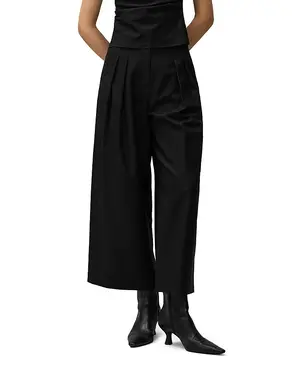 Lilysilk Washable Silk-wool Ankle Pant - Black