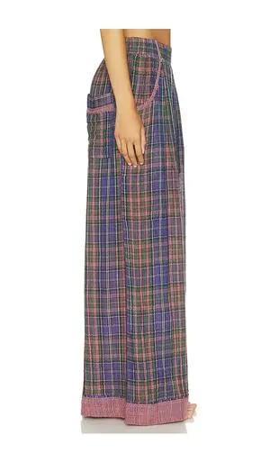 Free People X Intimately Fp One And Done Pj Pant In Blue